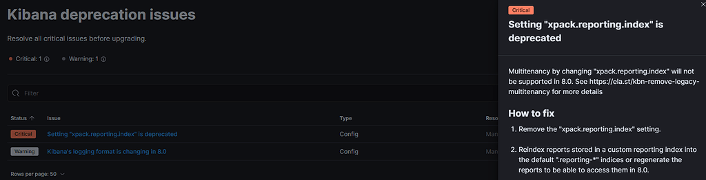 Kibana deprecated settings - ReadonlyREST Community